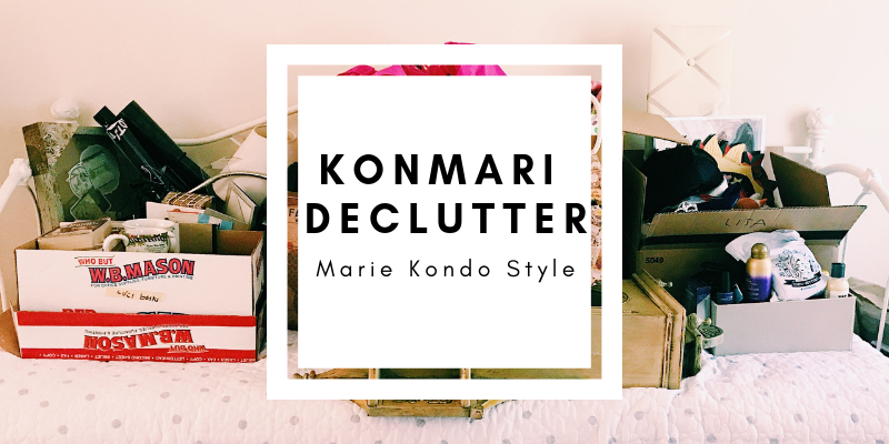 I Tried Decluttering KonMari Style - The Newbury Girl