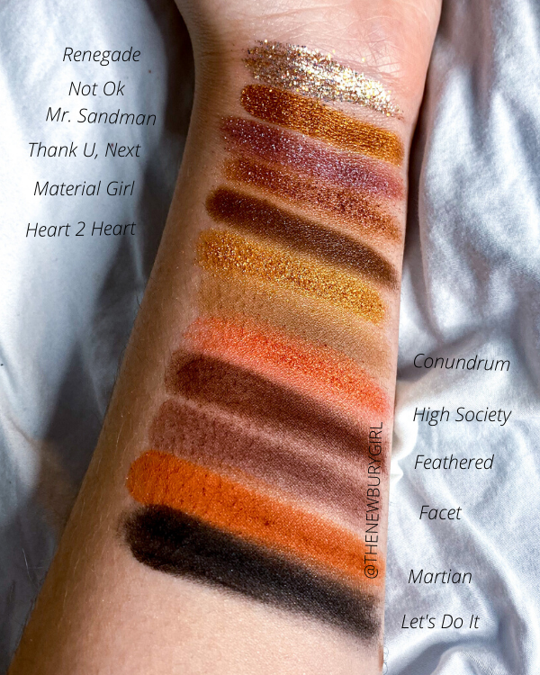 Huge ColourPop Pressed Single Eyeshadow Collection - The Newbury Girl